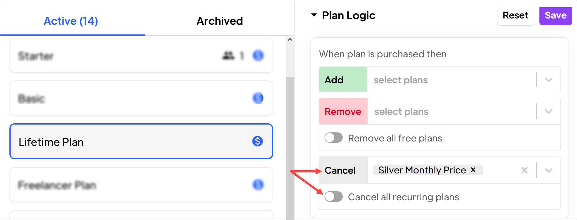 Plan Logic – Memberstack 2.0