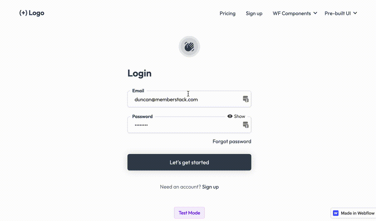 Create A Forgot Password Form for Logged Out Users Memberstack 2 0